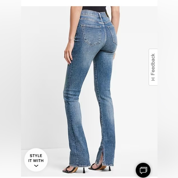 Express | Jeans | Mid Rise Medium Wash Skyscraper Jeans | Poshmark